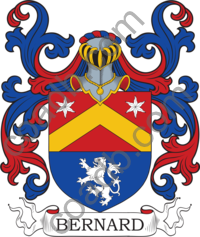Bernard Family Crest, Coat of Arms and Name History