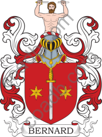 Bernard Family Crest, Coat of Arms and Name History