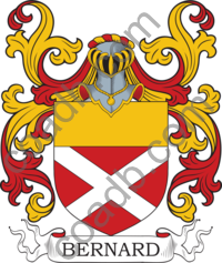 Bernard Family Crest, Coat of Arms and Name History