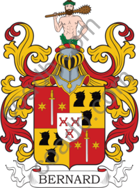 Bernard Family Crest, Coat of Arms and Name History