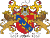 Bernard Family Crest, Coat of Arms and Name History