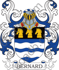 Bernard Family Crest, Coat of Arms and Name History