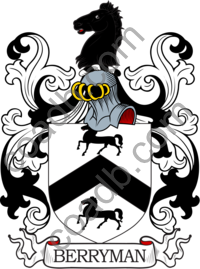 Berryman Family Crest, Coat of Arms and Name History