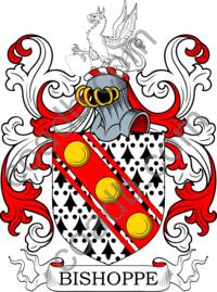 Bishop Family Crest, Coat of Arms and Name History