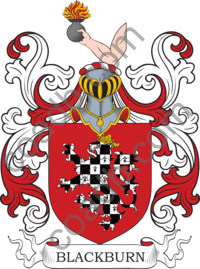 Blackburn Family Crest, Coat of Arms and Name History
