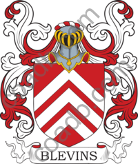 Blevins Family Crest, Coat of Arms and Name History
