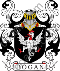 Bogan Family Crest, Coat of Arms and Name History