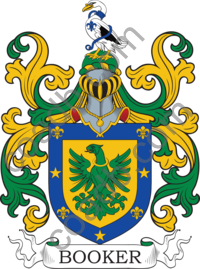 Booker Family Crest, Coat of Arms and Name History