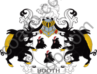 Booth Family Crest, Coat of Arms and Name History