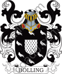 Bowling Family Crest, Coat of Arms and Name History