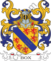 Box Family Crest, Coat of Arms and Name History