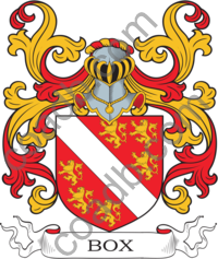 Box Family Crest, Coat of Arms and Name History