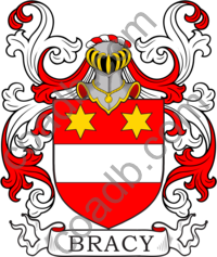 Bracy Family Crest, Coat of Arms and Name History