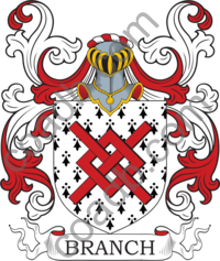 Branch Family Crest, Coat of Arms and Name History