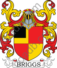 Briggs Family Crest, Coat of Arms and Name History