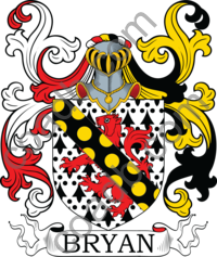 Bryan Family Crest, Coat of Arms and Name History