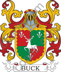 Buck Family Crest, Coat of Arms and Name History
