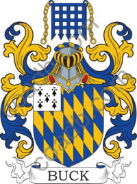 Buck Family Crest, Coat of Arms and Name History