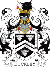 Buckley Family Crest, Coat of Arms and Name History
