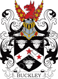 Buckley Family Crest, Coat of Arms and Name History