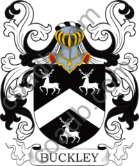 Buckley Family Crest, Coat of Arms and Name History