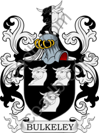 Bulkeley Family Crest, Coat of Arms and Name History