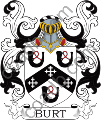 Burt Family Crest, Coat of Arms and Name History