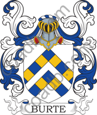Burt Family Crest, Coat of Arms and Name History
