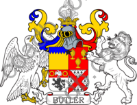 Butler Family Crest, Coat of Arms and Name History