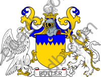 Butler Family Crest, Coat of Arms and Name History