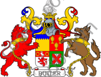 Butler Family Crest, Coat of Arms and Name History