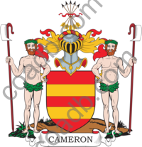 Cameron Family Crest, Coat of Arms and Name History