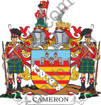 Cameron Family Crest, Coat of Arms and Name History