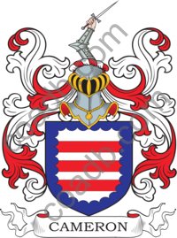 Cameron Family Crest, Coat of Arms and Name History