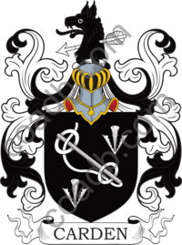Carden Family Crest, Coat of Arms and Name History