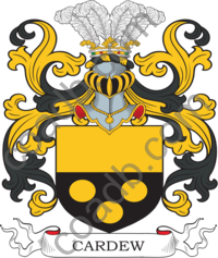 Cardew Family Crest, Coat of Arms and Name History