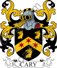 Carey Family Crest, Coat of Arms and Name History