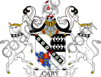 Carey Family Crest, Coat of Arms and Name History