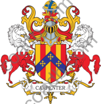 Carpenter Family Crest, Coat of Arms and Name History