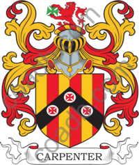 Carpenter Family Crest, Coat of Arms and Name History