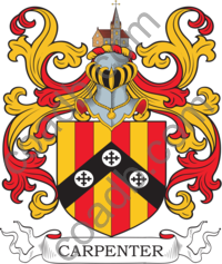 Carpenter Family Crest, Coat of Arms and Name History