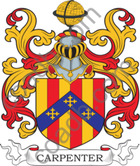 Carpenter Family Crest, Coat of Arms and Name History