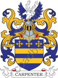 Carpenter Family Crest, Coat of Arms and Name History