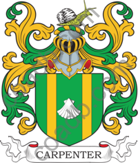 Carpenter Family Crest, Coat of Arms and Name History