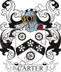 Carter Family Crest, Coat of Arms and Name History