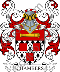 Chambers Family Crest, Coat of Arms and Name History