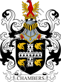 Chambers Family Crest, Coat of Arms and Name History