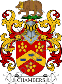 Chambers Family Crest, Coat of Arms and Name History