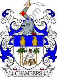 Chambers Family Crest, Coat of Arms and Name History