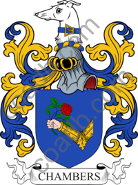 Chambers Family Crest, Coat of Arms and Name History